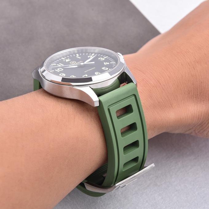 JUELONG ISOFO 20mm22mm Diver RS2 Rubber Watch Strap Ladder Vents Style ...